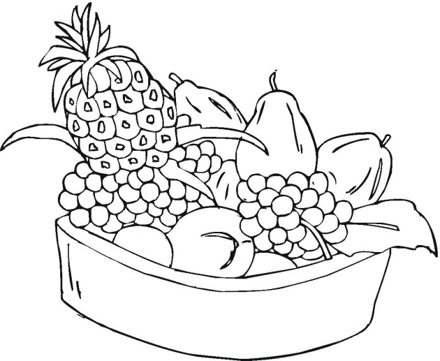 Free Printable Fruit Coloring Pages For Kids Free Printable Fruit Coloring Pages For Kids