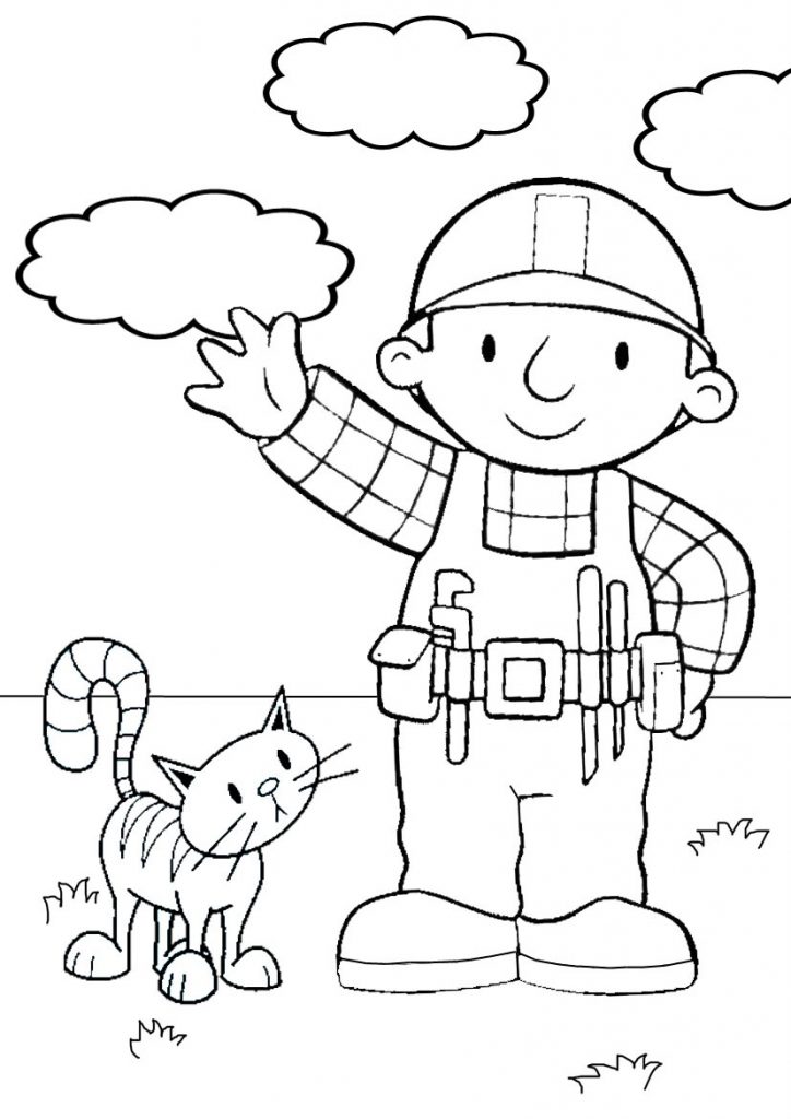 Bob The Builder Book Coloring Pages