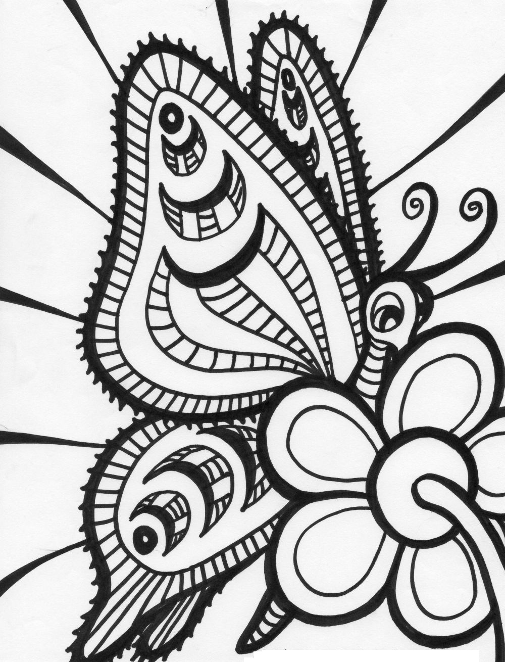 Free Printable Butterfly Coloring Pages For Kids
