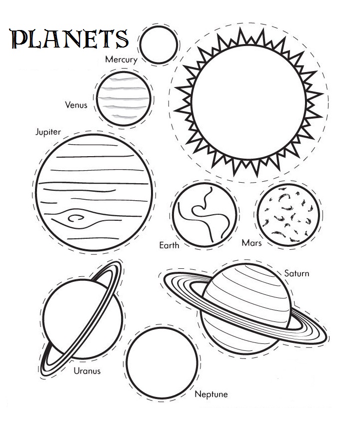 mars coloring book