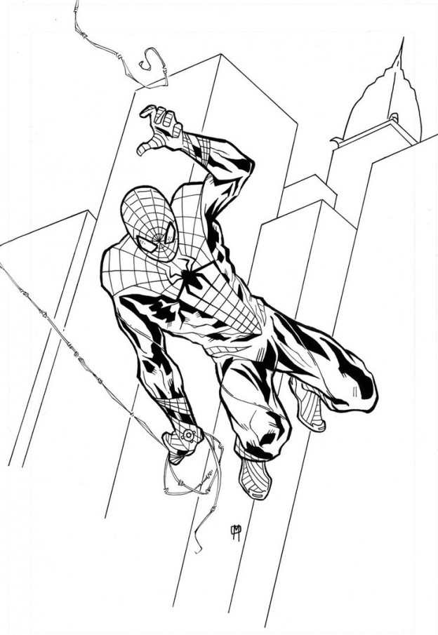 Free Printable Spiderman Coloring Pages For Kids