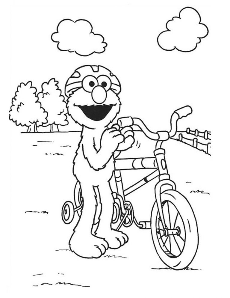 Free Printable Elmo Coloring Pages For Kids