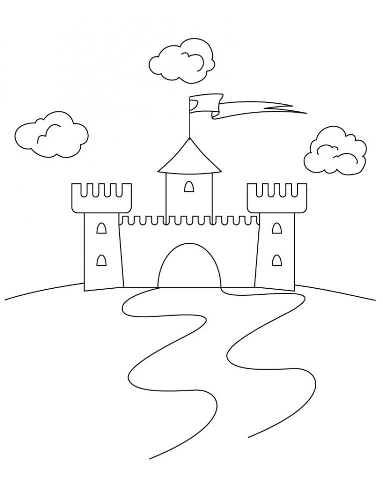 Free Printable Castle Coloring Pages For Kids