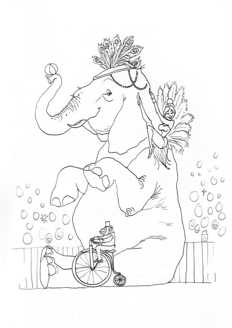 Free Printable Circus Coloring Pages For Kids