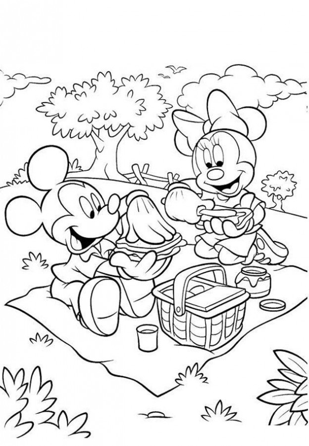 Free Printable Minnie Mouse Coloring Pages For Kids