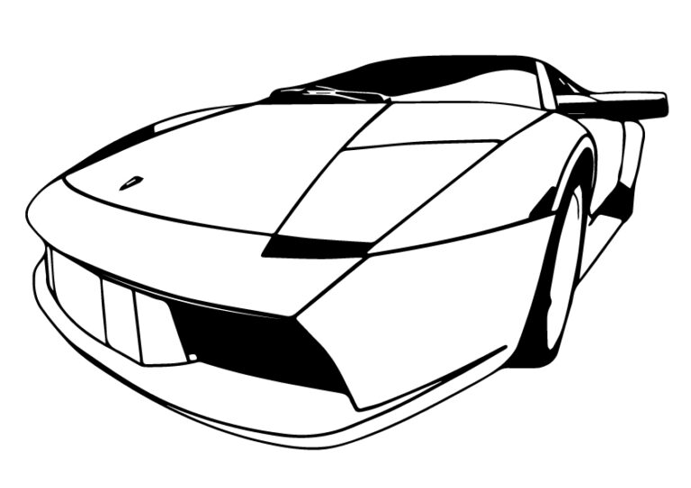Free Printable Race Car Coloring Pages For Kids