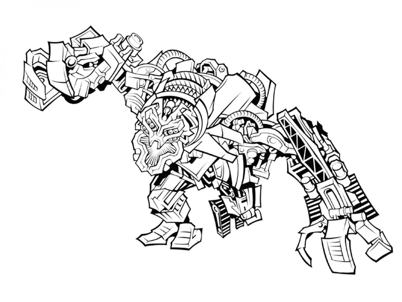Free Printable Transformers Coloring Pages For Kids