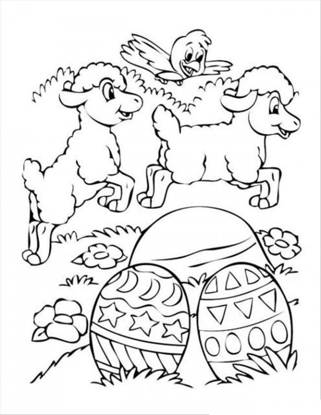 Free Printable Easter Egg Coloring Pages For Kids