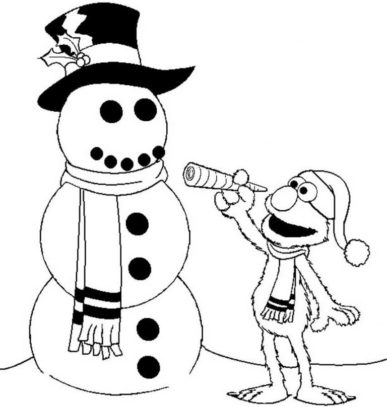 Free Printable Elmo Coloring Pages For Kids