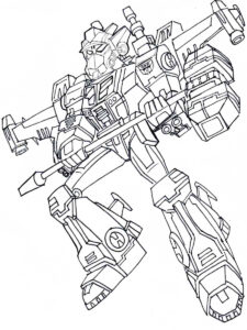Free Printable Transformers Coloring Pages For Kids