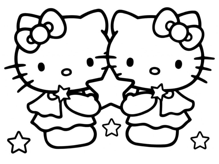 Free Printable Hello Kitty Coloring Pages For Kids