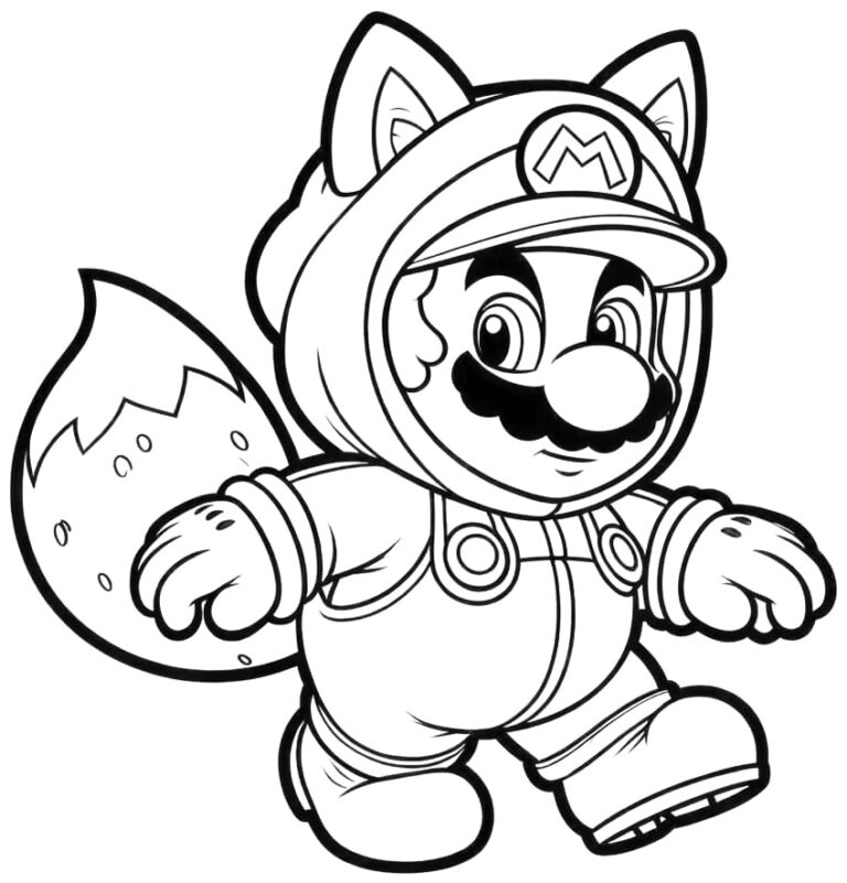 Free Printable Mario Coloring Pages For Kids