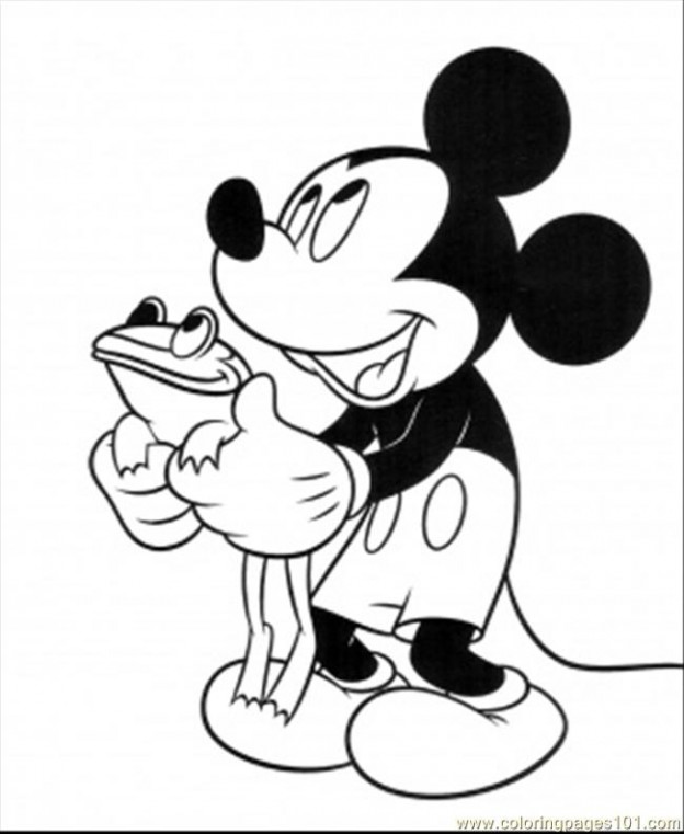 Free Printable Mickey Mouse Coloring Pages For Kids