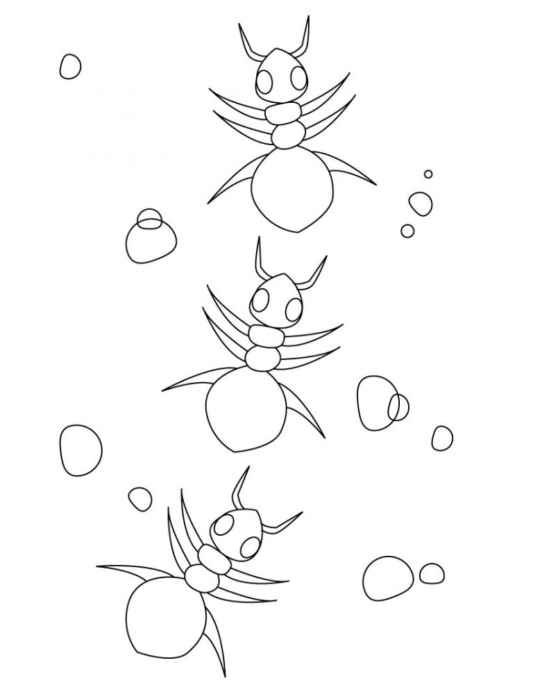 Free Printable Ant Coloring Pages For Kids