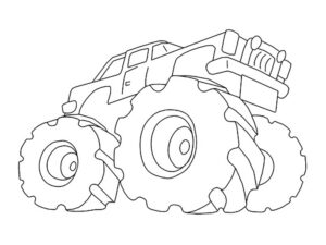 Free Printable Monster Truck Coloring Pages For Kids