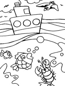 Free Printable Ocean Coloring Pages For Kids