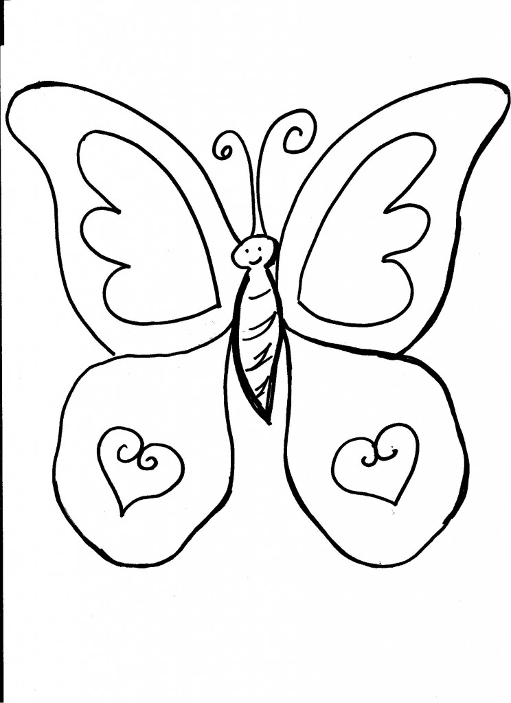 Free Printable Butterfly Coloring Pages For Kids Free Printable Butterfly Coloring Pages For Kids