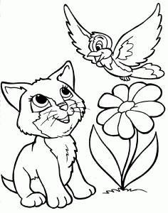 Free Printable Cat Coloring Pages For Kids