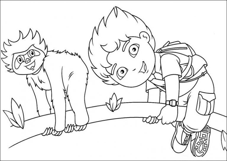 Free Printable Diego Coloring Pages For Kids