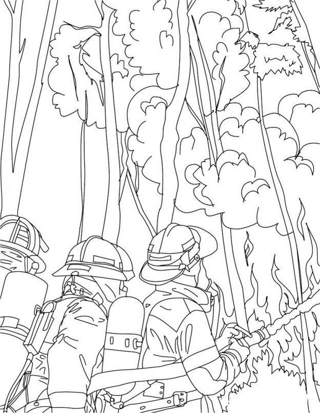 Free Printable Firefighter Coloring Pages For Kids