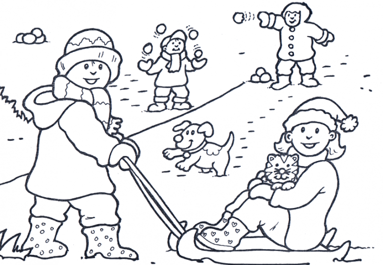 Free Printable Winter Coloring Pages For Kids