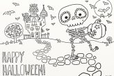 Free Printable Skeleton Coloring Pages For Kids