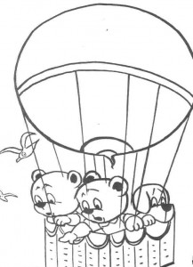 Free Printable Hot Air Balloon Coloring Pages For Kids