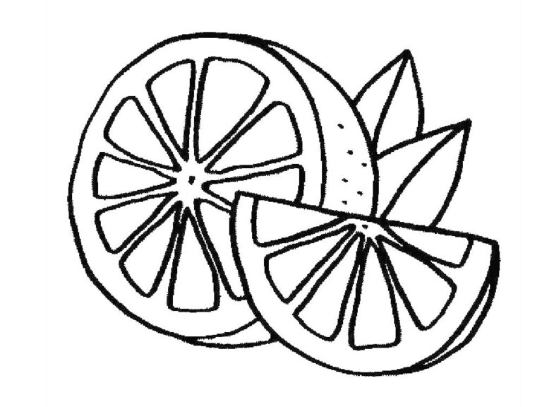 Free Printable Fruit Coloring Pages For Kids