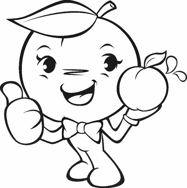 Free Printable Fruit Coloring Pages For Kids
