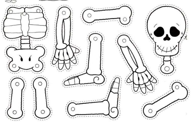 Free Printable Skeleton Coloring Pages For Kids