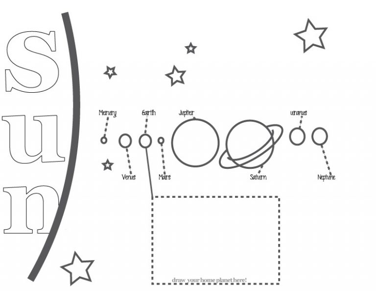 Free Printable Solar System Coloring Pages For Kids