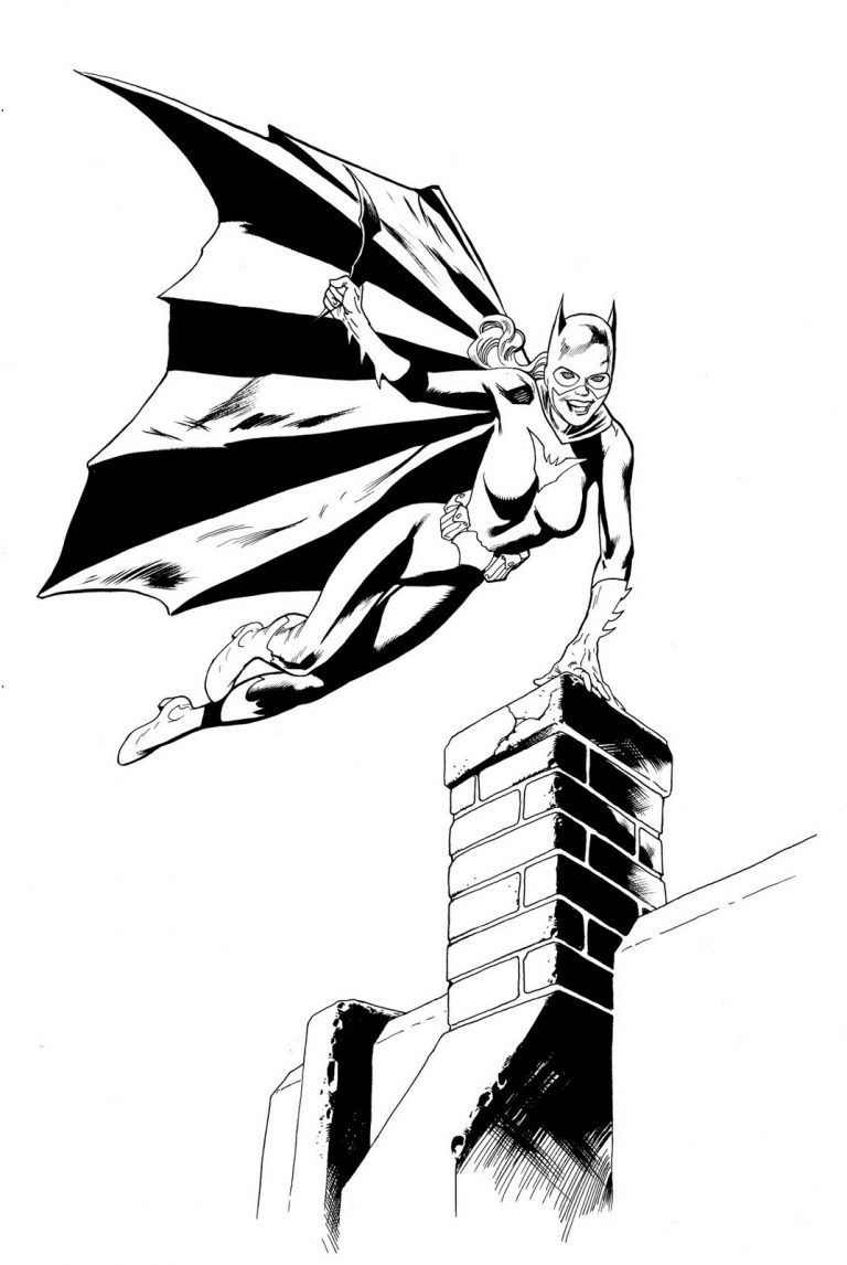 Free Printable Batgirl Coloring Pages For Kids