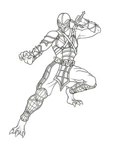 Free Printable Mortal Kombat Coloring Pages For Kids