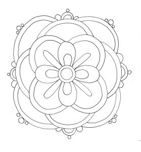 Free Printable Rangoli Coloring Pages For Kids