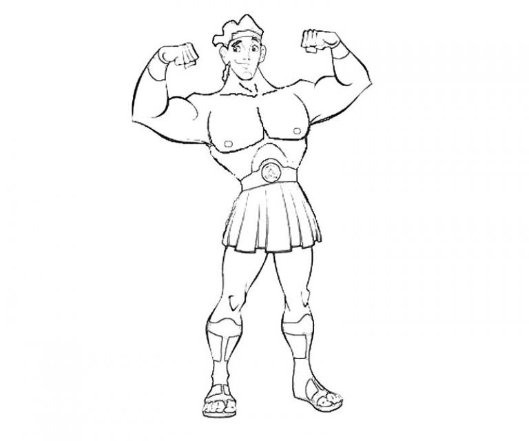 Free Printable Hercules Coloring Pages For Kids