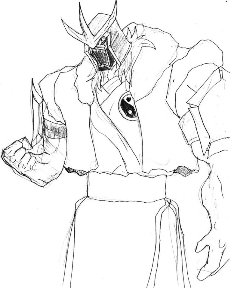 Free Printable Mortal Kombat Coloring Pages For Kids