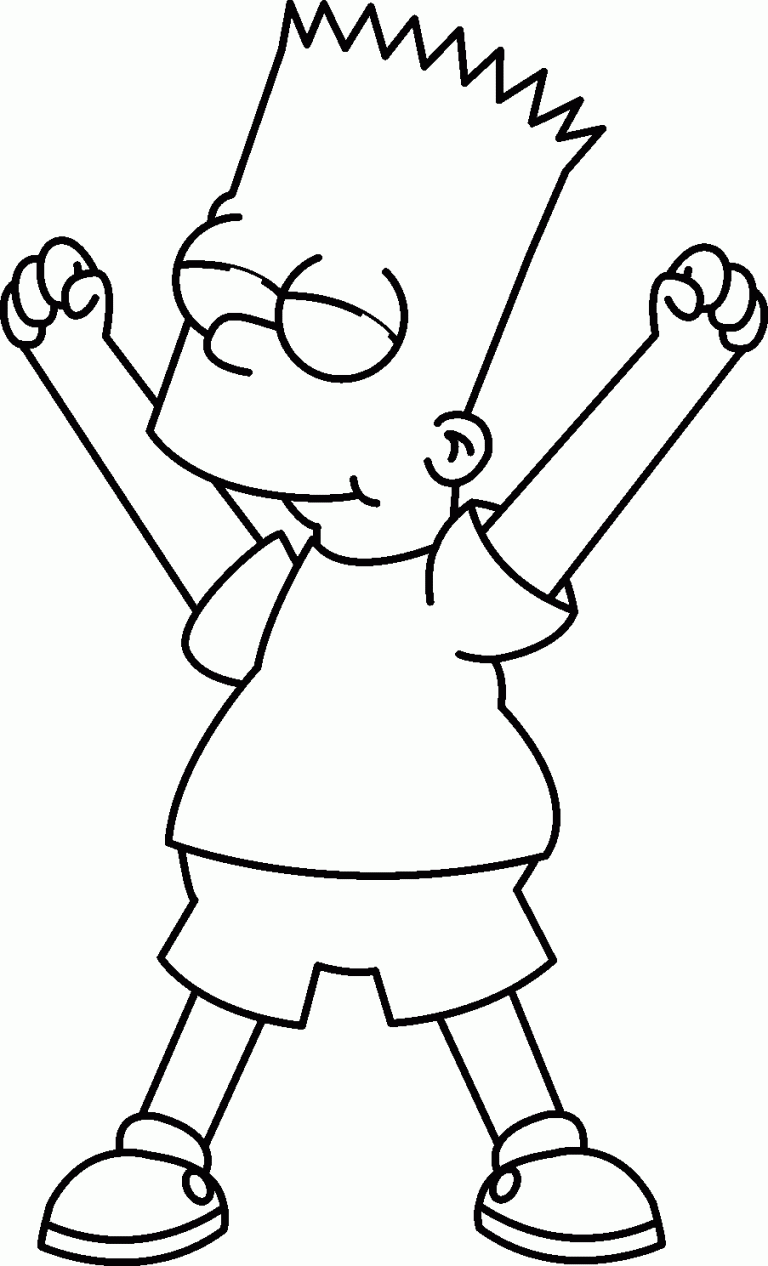 Free Printable Simpsons Coloring Pages For Kids