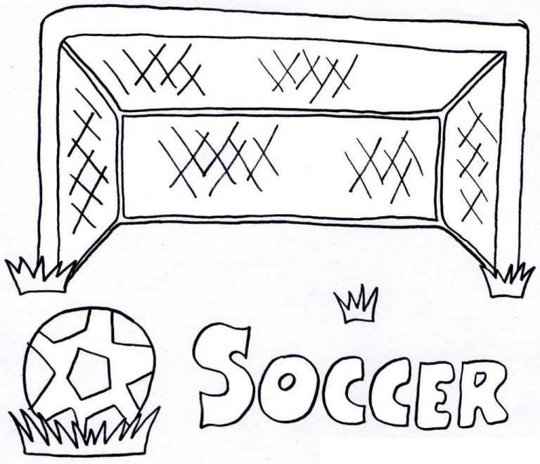 Free Printable Soccer Coloring Pages For Kids
