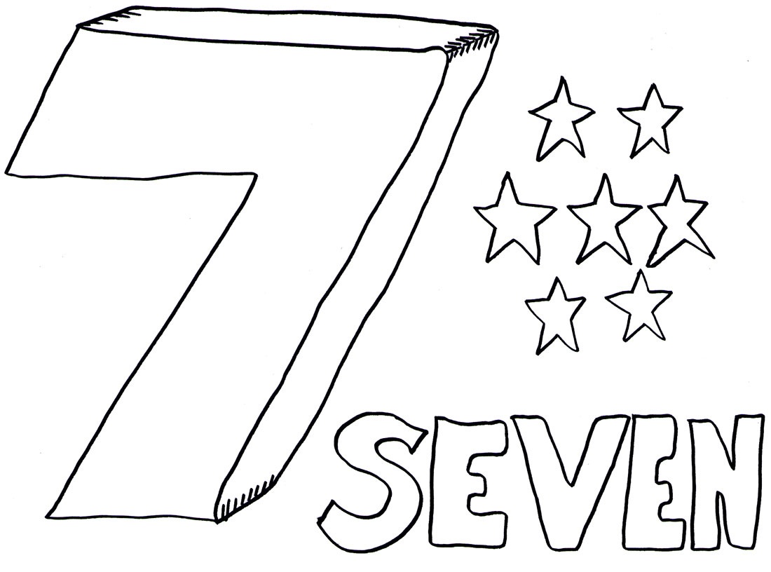 Free Printable Number Coloring Pages For Kids