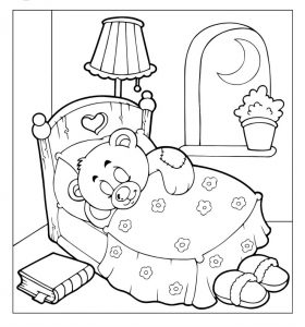 Free Printable Teddy Bear Coloring Pages For Kids