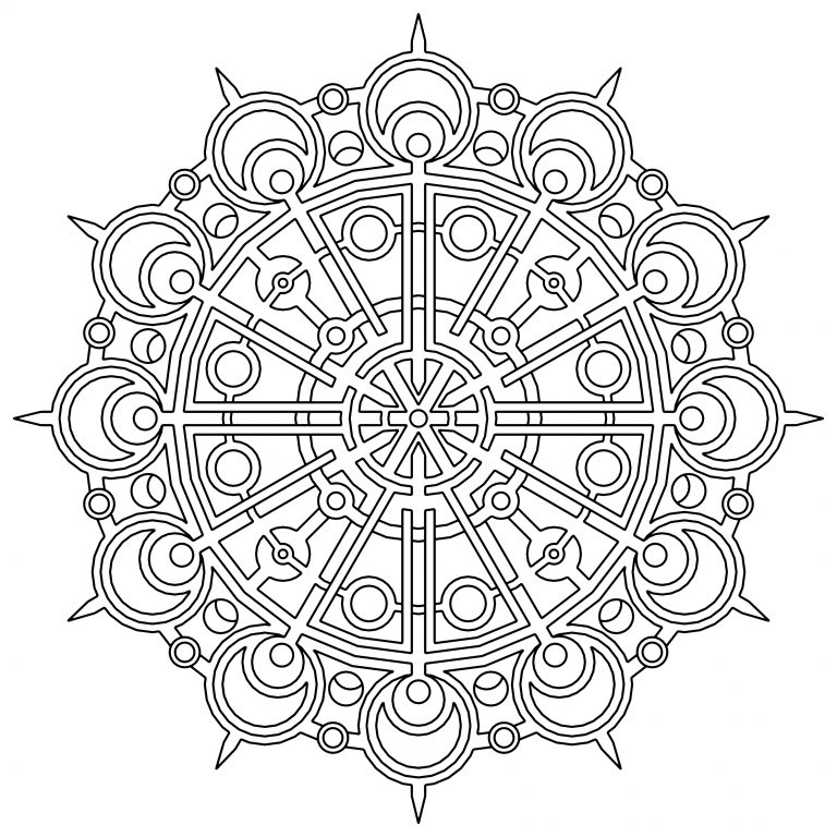 Free Printable Geometric Coloring Pages For Kids