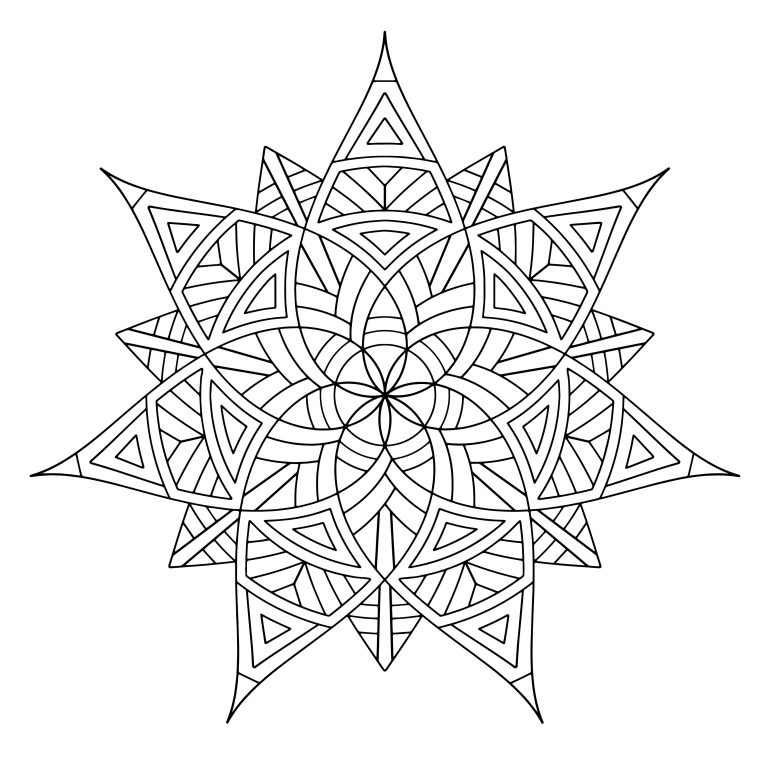 Free Printable Geometric Coloring Pages For Kids