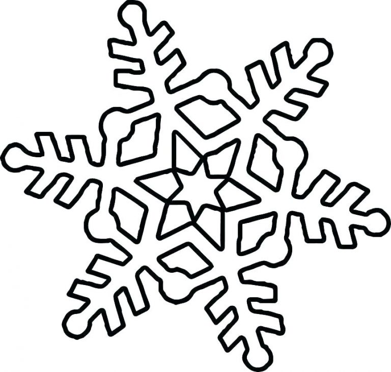 Free Printable Snowflake Coloring Pages For Kids