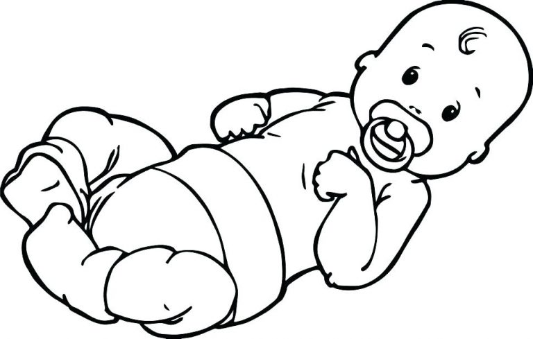 Free Printable Baby Coloring Pages For Kids