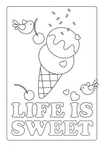 Summer Coloring Pages for Kids. Print them All for Free.