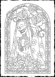 Free Printable Day of the Dead Coloring Pages - Best Coloring Pages For ...
