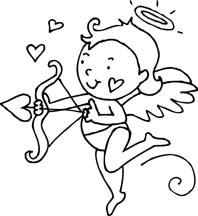 Cupid Coloring Pages - Best Coloring Pages For Kids
