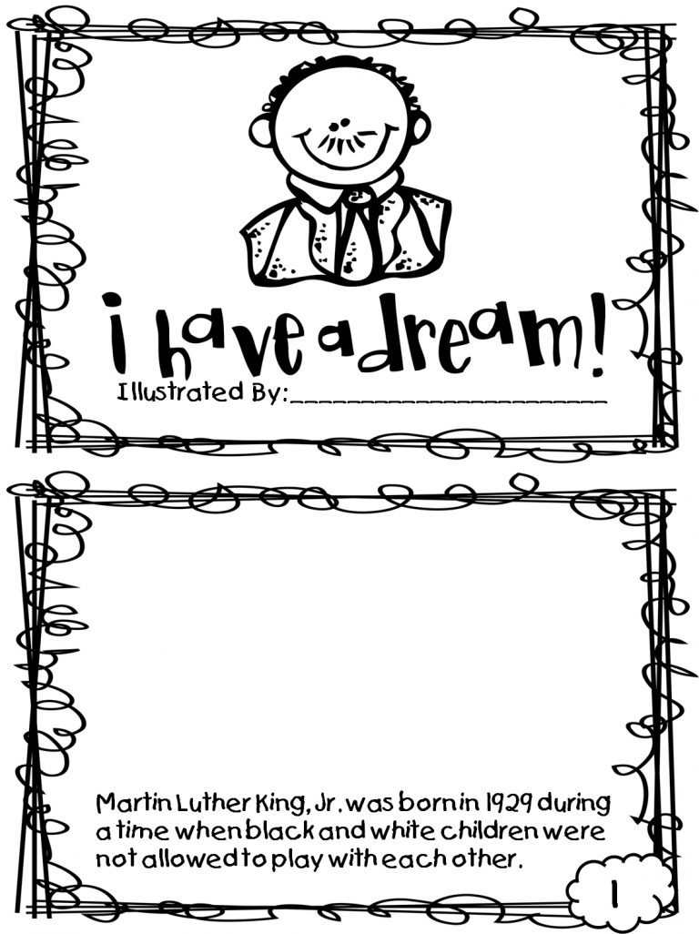 Martin Luther King Jr Coloring Pages and Worksheets - Best Coloring ...