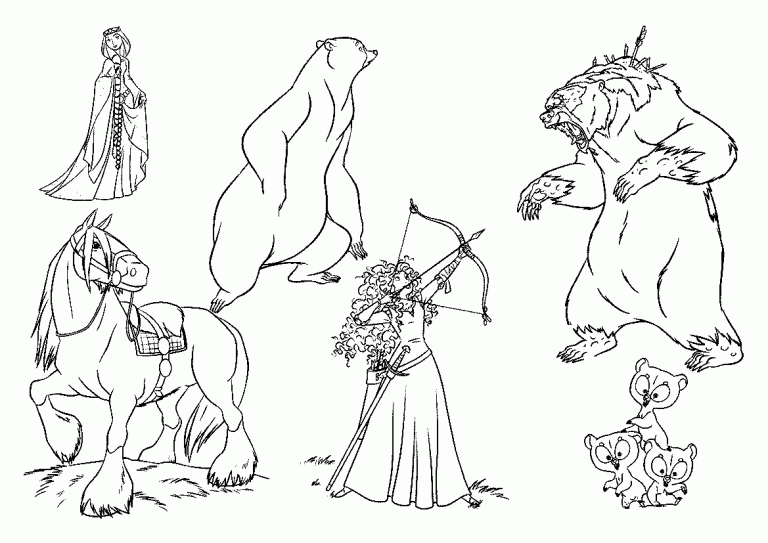 Brave Coloring Pages - Best Coloring Pages For Kids