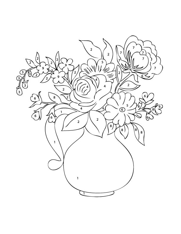 Adult Color By Numbers - Best Coloring Pages For Kids Adult Color By Numbers - Best Coloring Pages For Kids